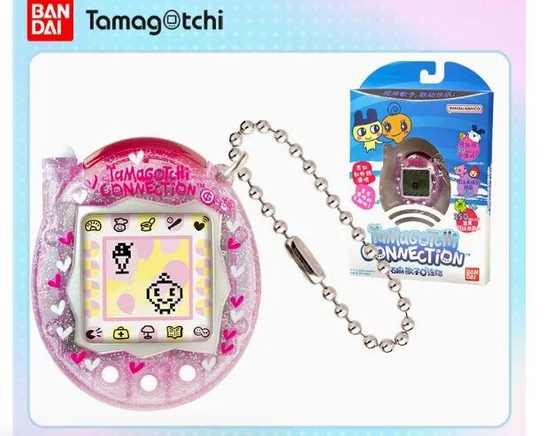 Виртуальный питомец Bandai Tamagotchi Connection-Сияющий фиолетовый , китайская версия Английское меню