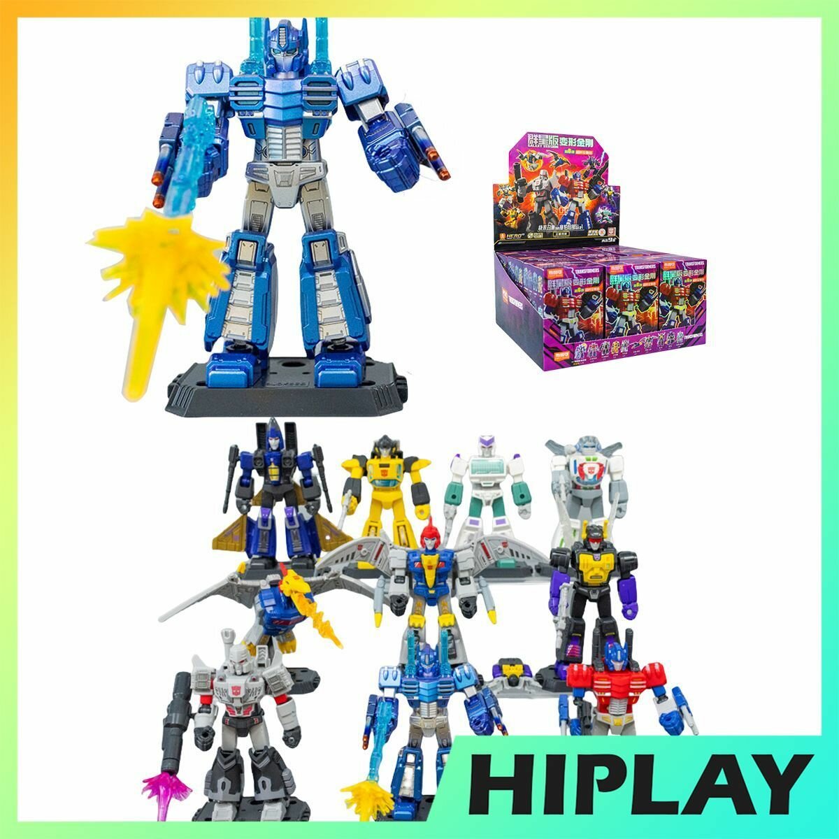 HIPLAY Blokees Трансформеры Galaxy Version Wave 6: Spacetime Assembly Cлучайный 1 шт Блайнд бокс