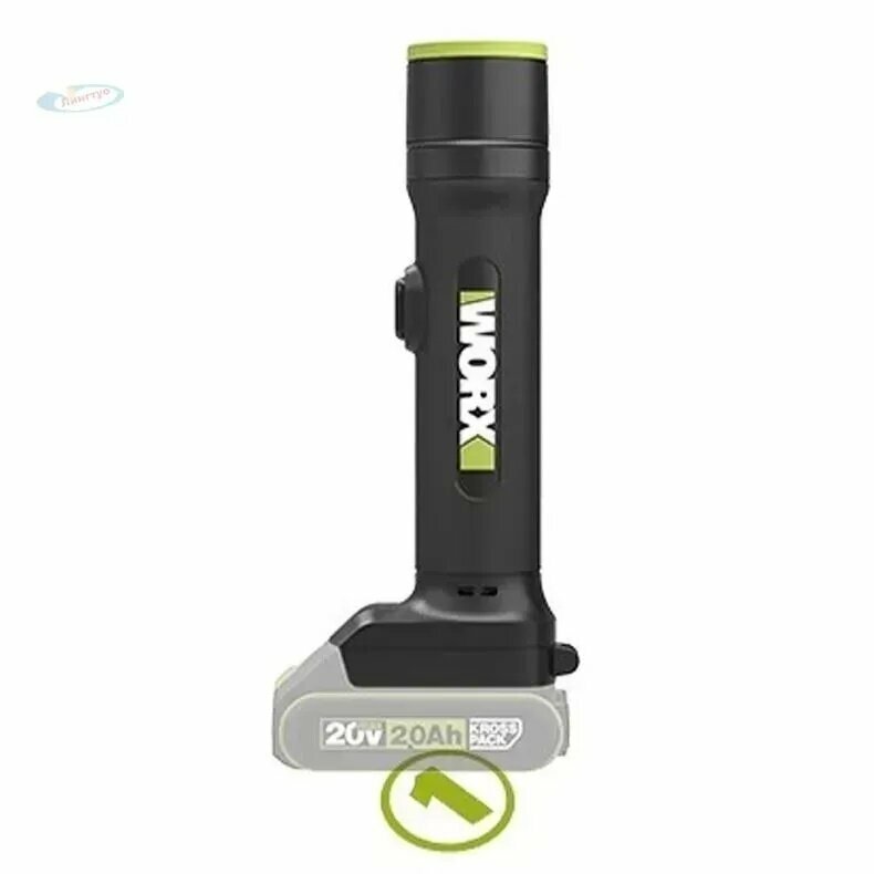 Перезаряжаемый фонарик WORX WU010, может использоваться в качестве уличного освещения, настольных ламп, сигнальных ламп SOS (за исключением батареек и зарядных устройств)