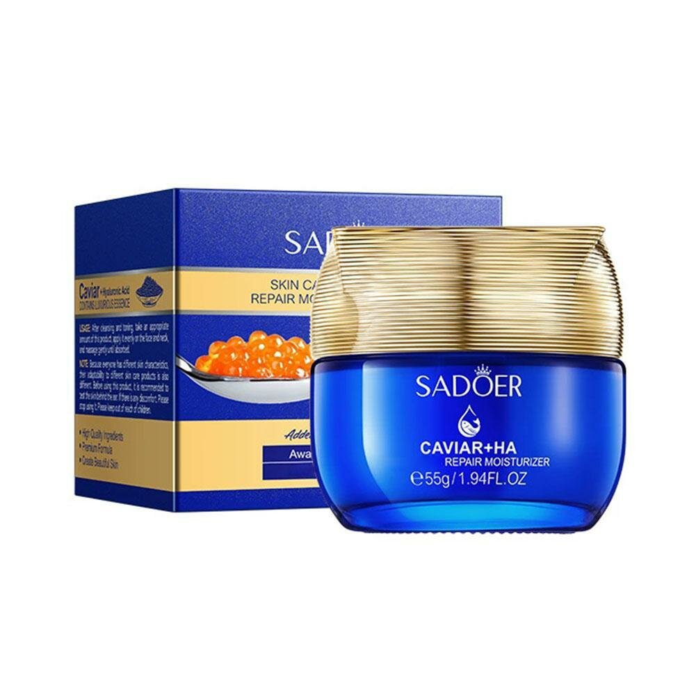 Крем для лица 55ml Крем для лица антивозрастной SADOER CAVIAR+HA