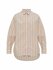Рубашка LACOSTE Striped-pattern logo-embroidered shirt, размер 36 EU, разноцветн...