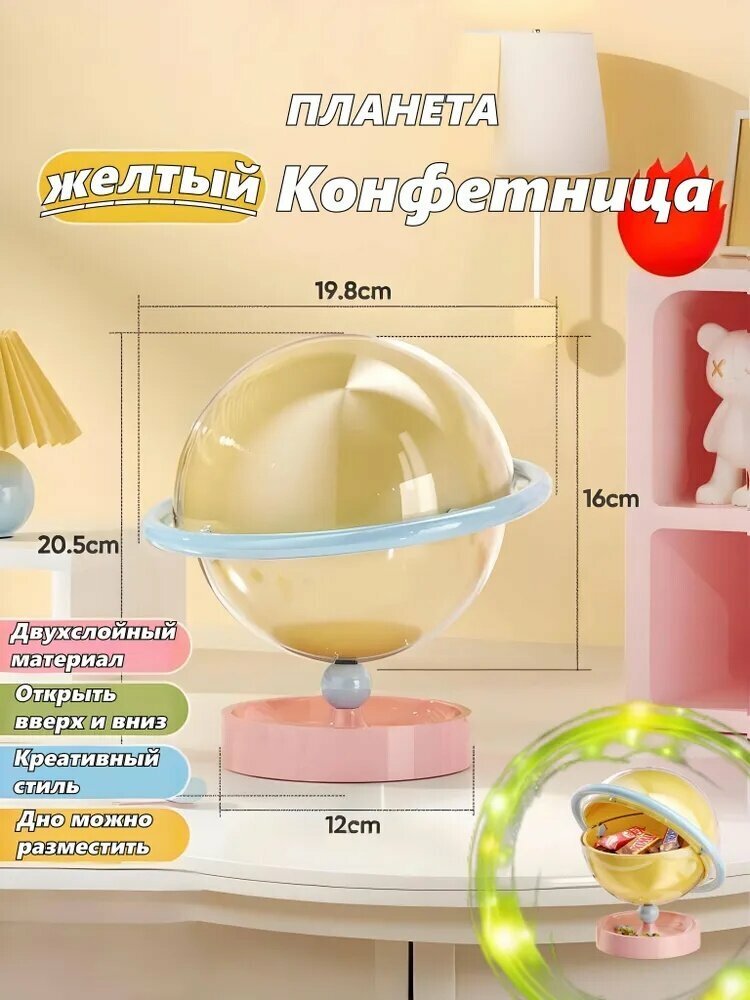Чудо-дракон Конфетница "модная конфетница", диаметр 20 см, 1 шт