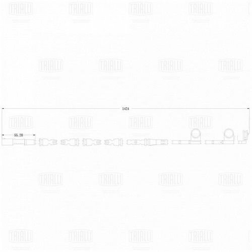 Датчик износа колодок для а/м Land Rover Range Rover IV (12-) передних L 1424, TRIALLI PFS0116