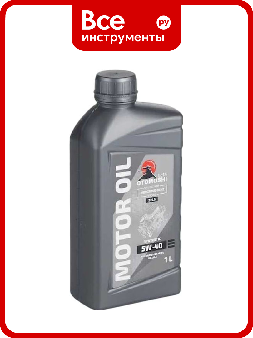Моторное масло Otomoshi for MERCEDES-BENZ 229.5 5W-40 1л MF212581 синтетическое масло, MB 229.5, для дизельных