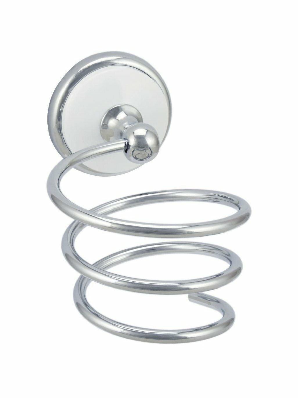 Держатель для фена Solinne B-51116, хром, коллекция Blanco. Стильный аксессуар для ванной комнаты, цвет металлик.