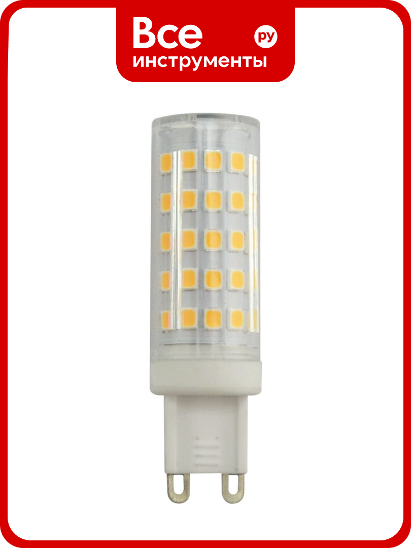 Светодиодная лампа Ecola G9 LED 12,0W Corn Micro 220V 4200K 360 65x19 G9RV12ELC
