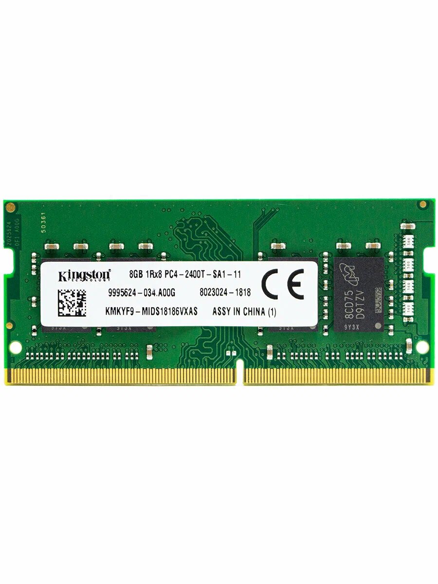 Оперативная память DDR4 2400 8gb SODIMM Kingston OEM CL17 KMKYF9-MID