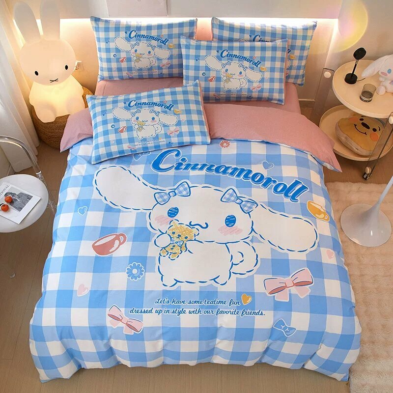 Комплект из четырех предметов из 100% хлопка HelloKitty, комплект из трех предметов из чистого хлопка Sanrio,