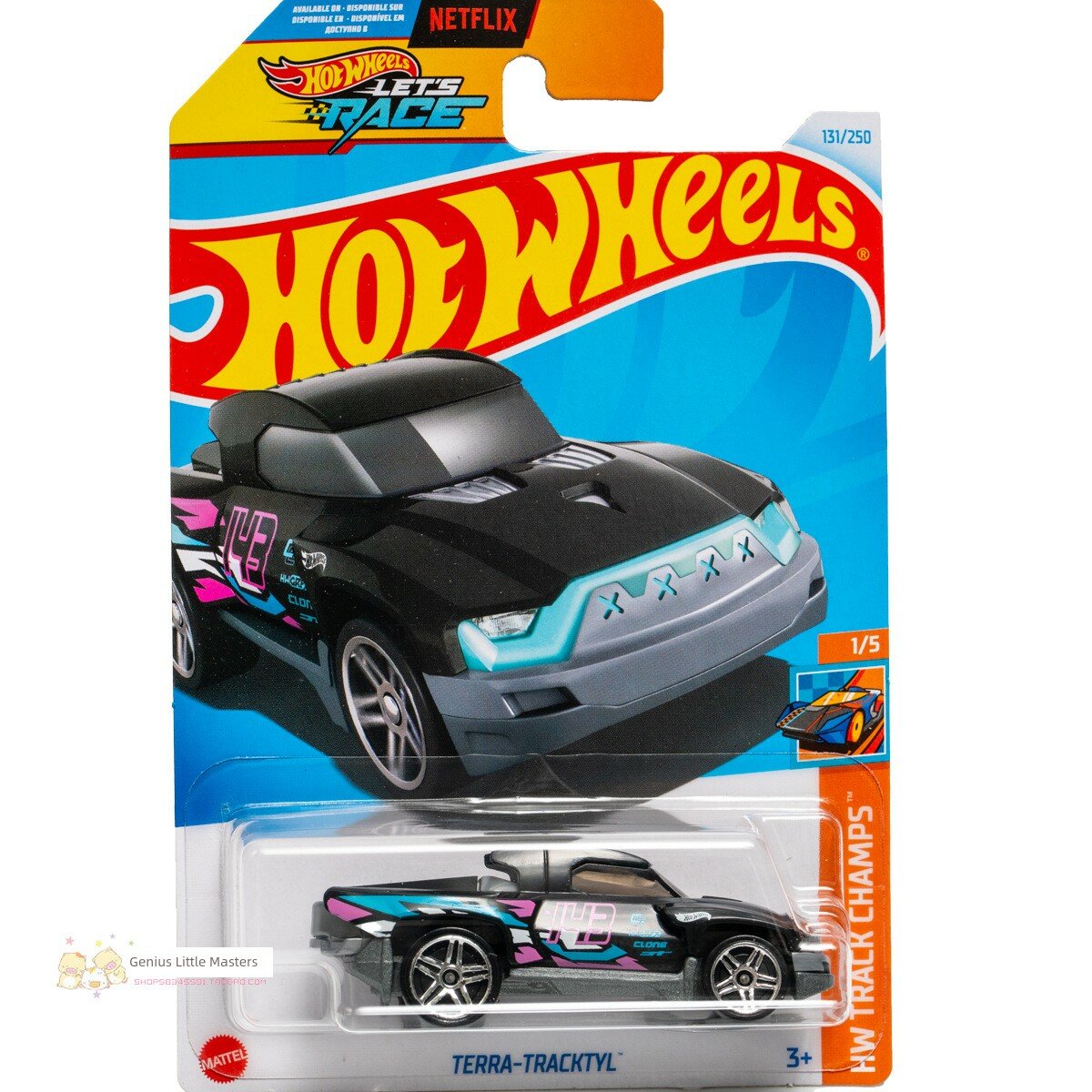 Hot Wheels TERRA-TRACKTYL модельная игрушка черный цвет