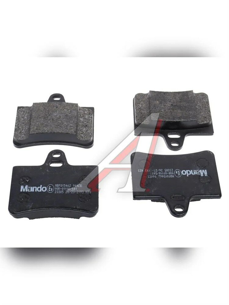 Колодки тормозные CITROEN C5 (01-) задние (4шт.) MANDO