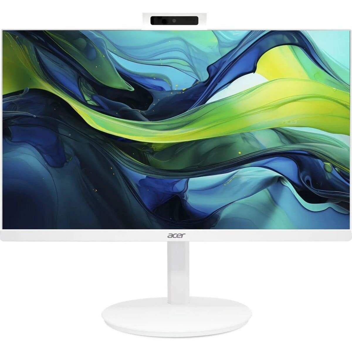 Моноблок Acer Aspire C24A-GRPL 23.8" Full HD i5 13420H (2.1) 16Gb SSD512Gb UHDG CR Eshell GbitEth WiFi BT 90W клавиатура мышь Cam белый 1920x1080