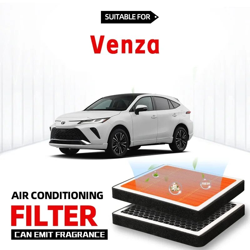 Фильтр салона для Toyota Venza, воздушный фильтр с активированным углем, фильтр кондиционера с ароматизатором для очистки воздуха в салоне автомобиля.
