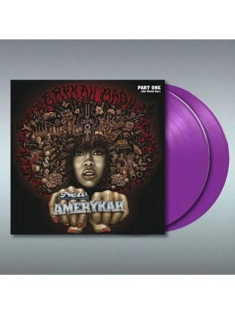 Виниловая Пластинка Erykah Badu - Amerykah: Part One,2 x Vinyl, LP, Album, Reissue, Purple, Gatefold