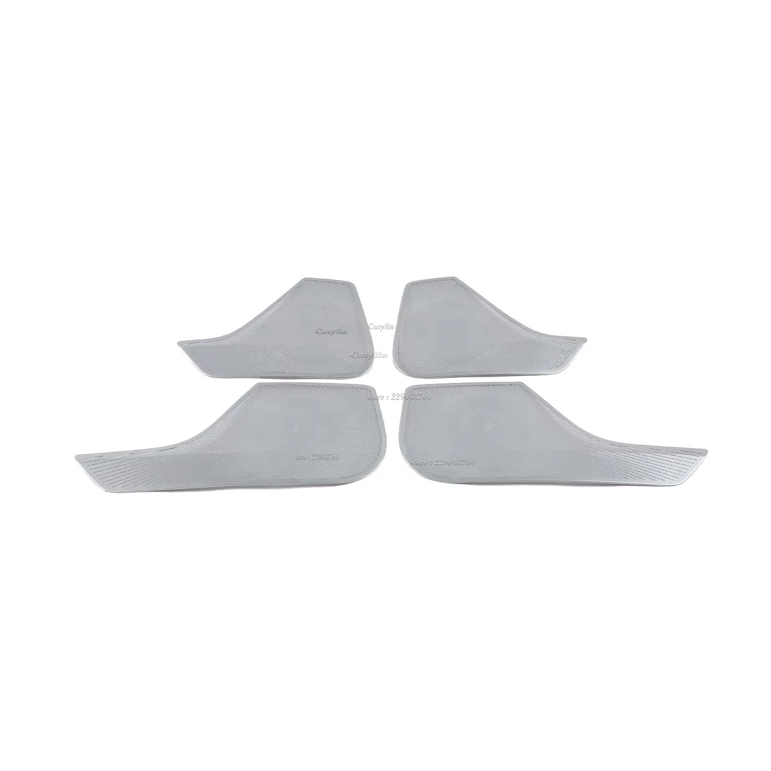 Накладка на колонку Skoda Octavia Mk4 RS Pro 2021-2022, Silver
