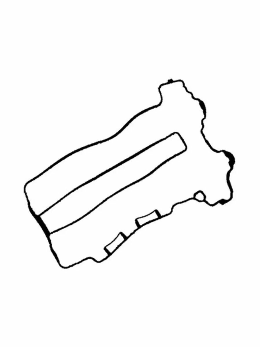 PG6-0108 Прокладка клапанной крышки OPEL ASTRA/CORSA 1.2/1.4 Z12XE/Z14XEP 00-
