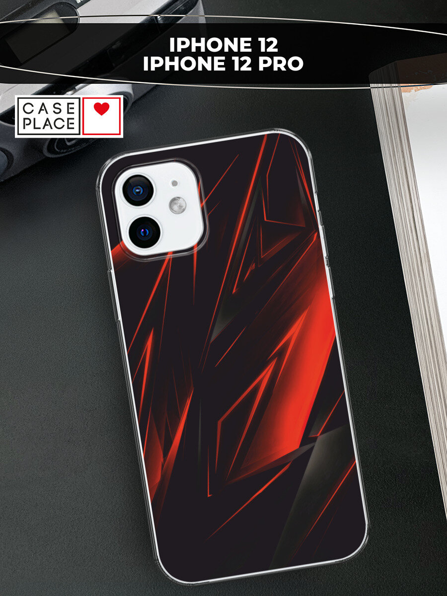 Чехол на Apple iPhone 12 / Айфон 12 с принтом Игровой фон