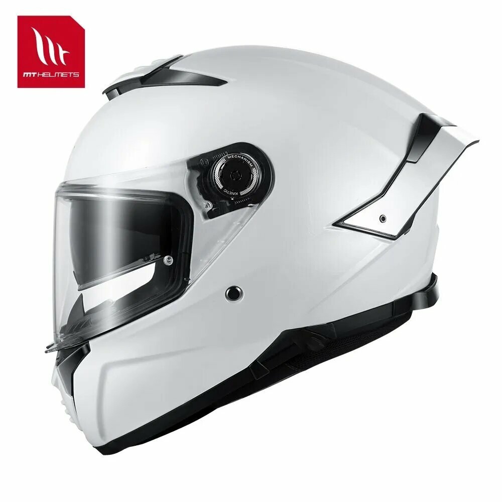 MT HELMETS Мотошлем, цвет: белый, размер: S