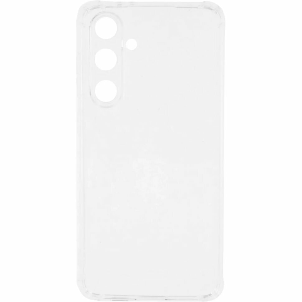 Чехол накладка PERO силикон для Samsung S24 FE прозрачный усиленный, 2332753