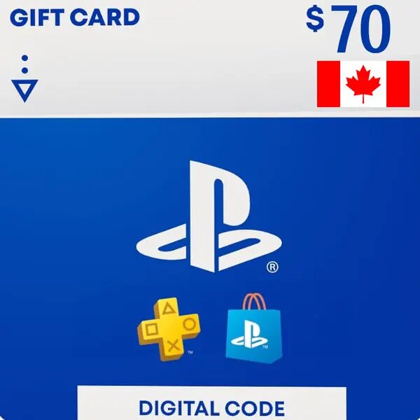 PlayStation Network Card PSN 70 CAD (CA) [PLAYSTATION / Канада]