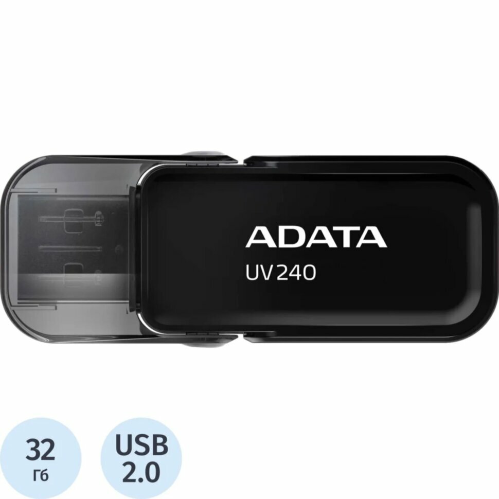 Флеш-память ADATA UV240, 32GB, AUV240-32G-RBK, 1662513