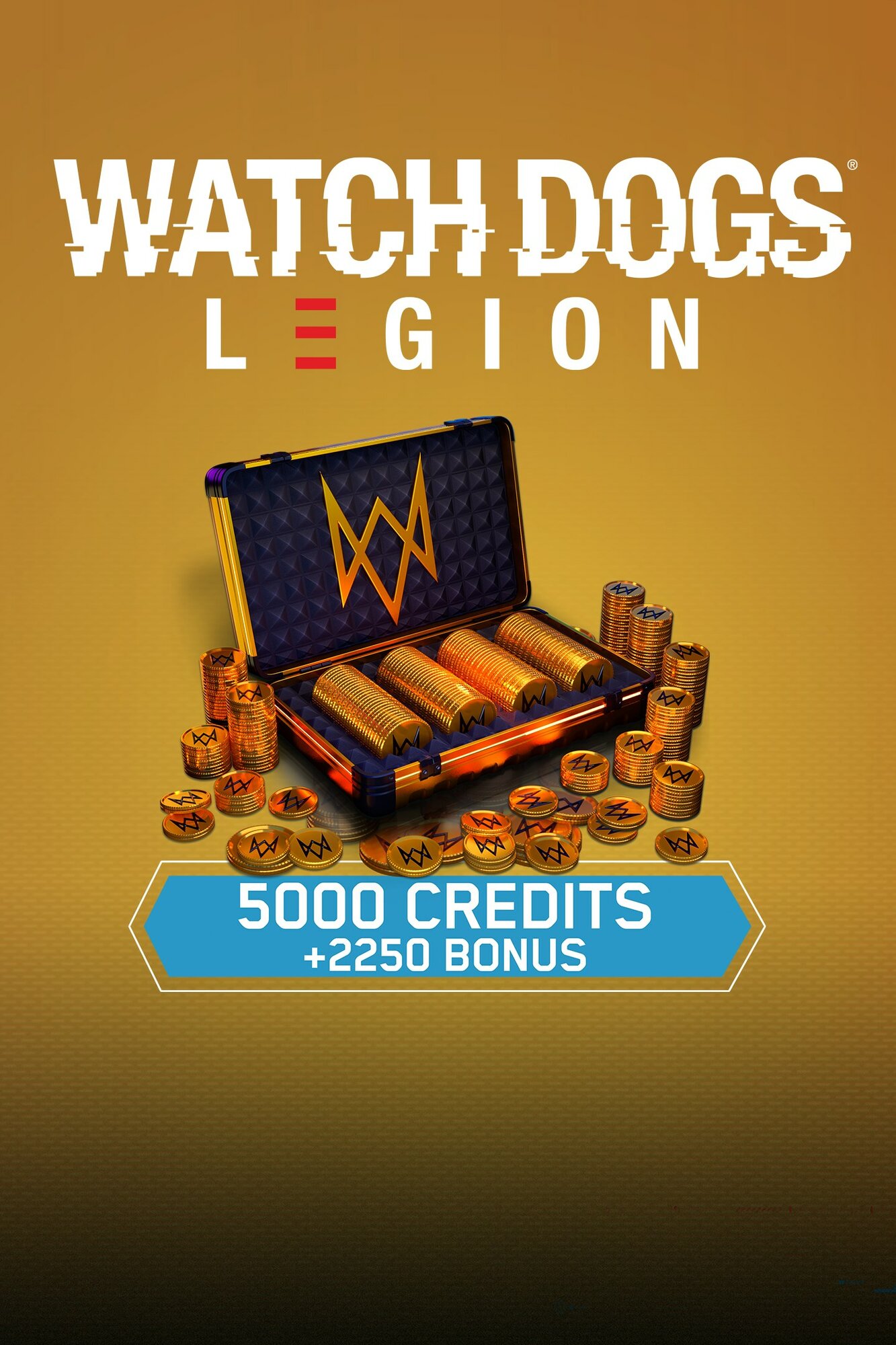 WATCH DOGS: LEGION - 7250 WD CREDITS PACK — игровая валюта для Xbox / Microsoft Store · Xbox · цифровой код · любой регион