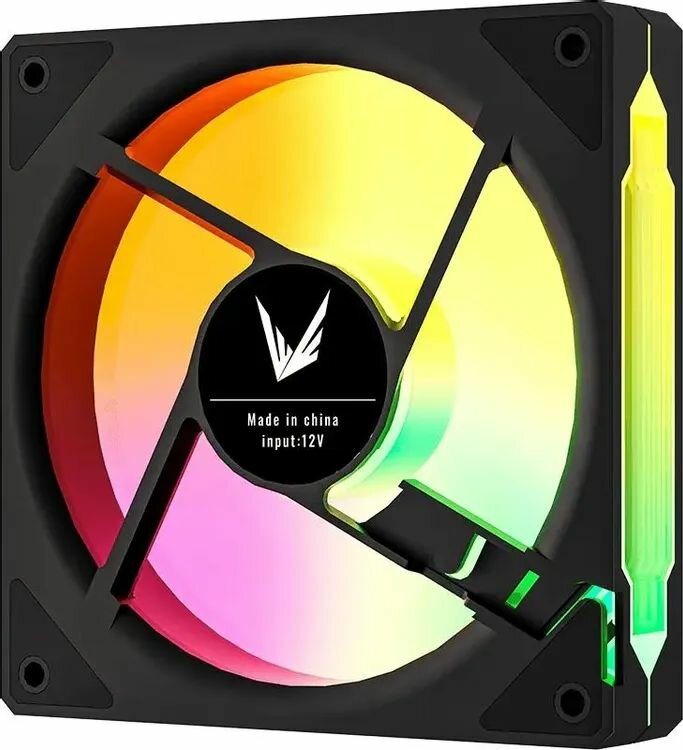 Корпусный вентилятор FORMULA Вентилятор для корпуса Floe Se 12 Reverse ARGB 120х120x25 черный 4-pin (FLOE SE 12BK ARPW REVERSE) Ret