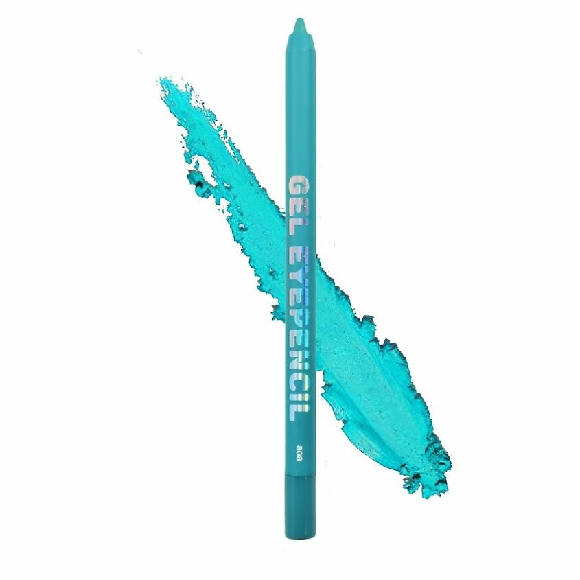 Parisa Карандаш для глаз гелевый Gel Eyepencil 808 Бирюзовый