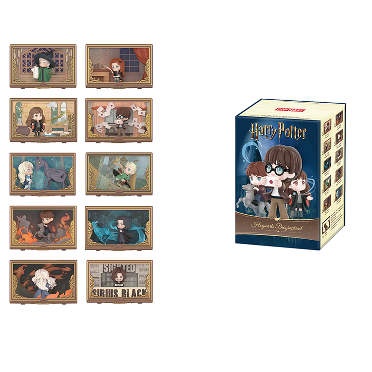 POP MART Harry Potter Hogwarts Фигурка Коллекция Слепые Коробки 1 Слепая Коробка Цельная Коробка 10 Упаковок