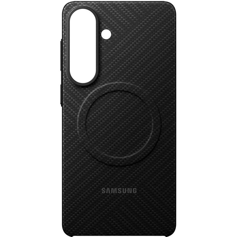Чехол-накладка Samsung Carbon Magnet Case, для смартфона S26, черный, CAU