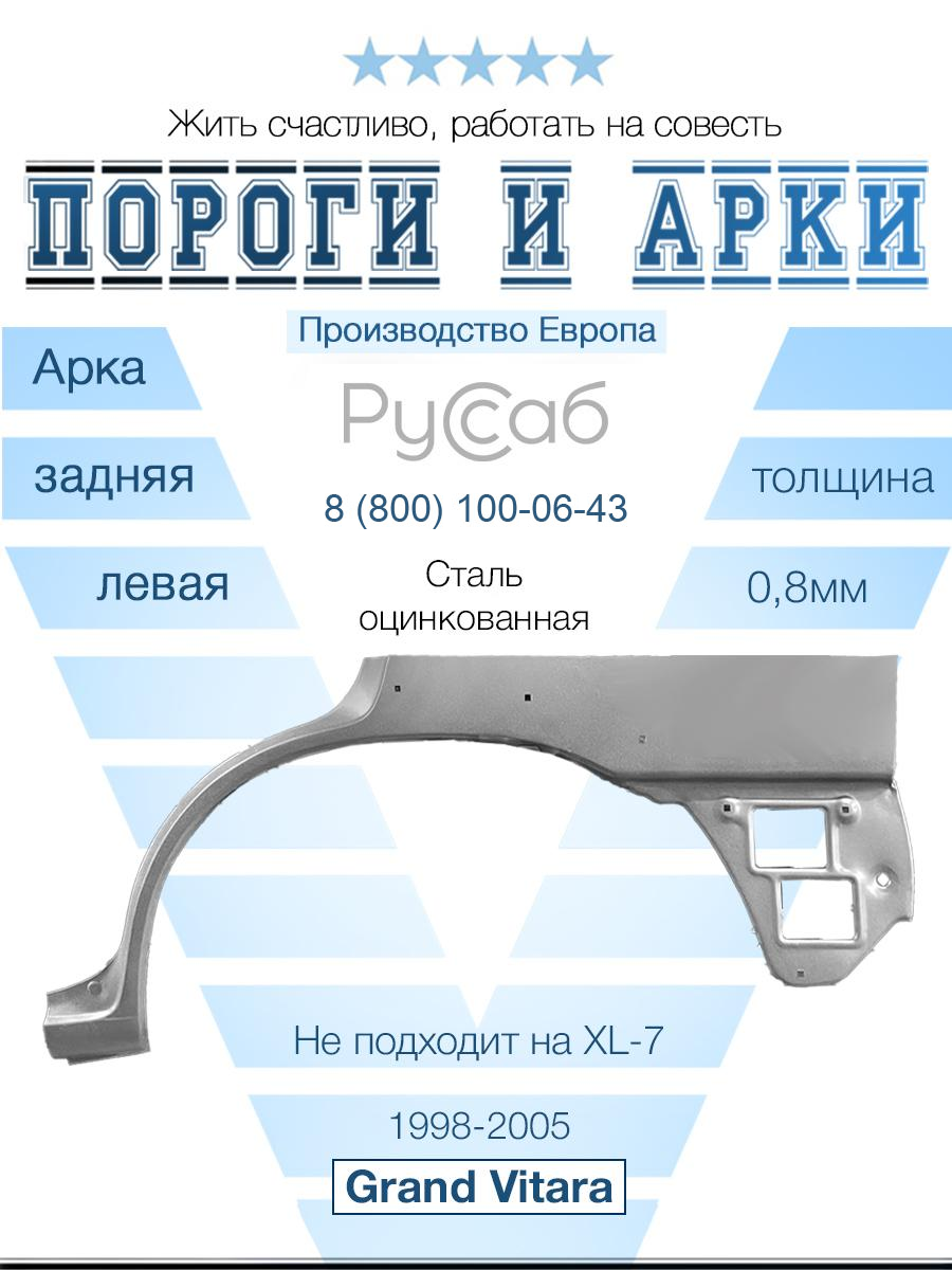 Арка левая для Suzuki Grand Vitara 1998-2005 (Polcar)