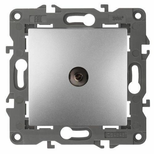Розетка телевизионная проходная TV Elegance 14-3102-03 IP20 алюм. Эра Б0034298