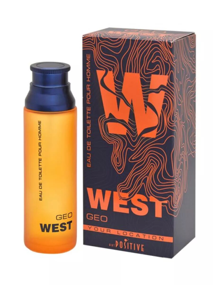 Туалетная вода Positive Geo West, мужская, древесная, спрей, 85ml