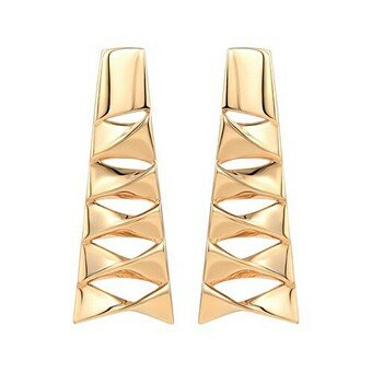 Серьги JEWELIN, красное золото, 585 проба