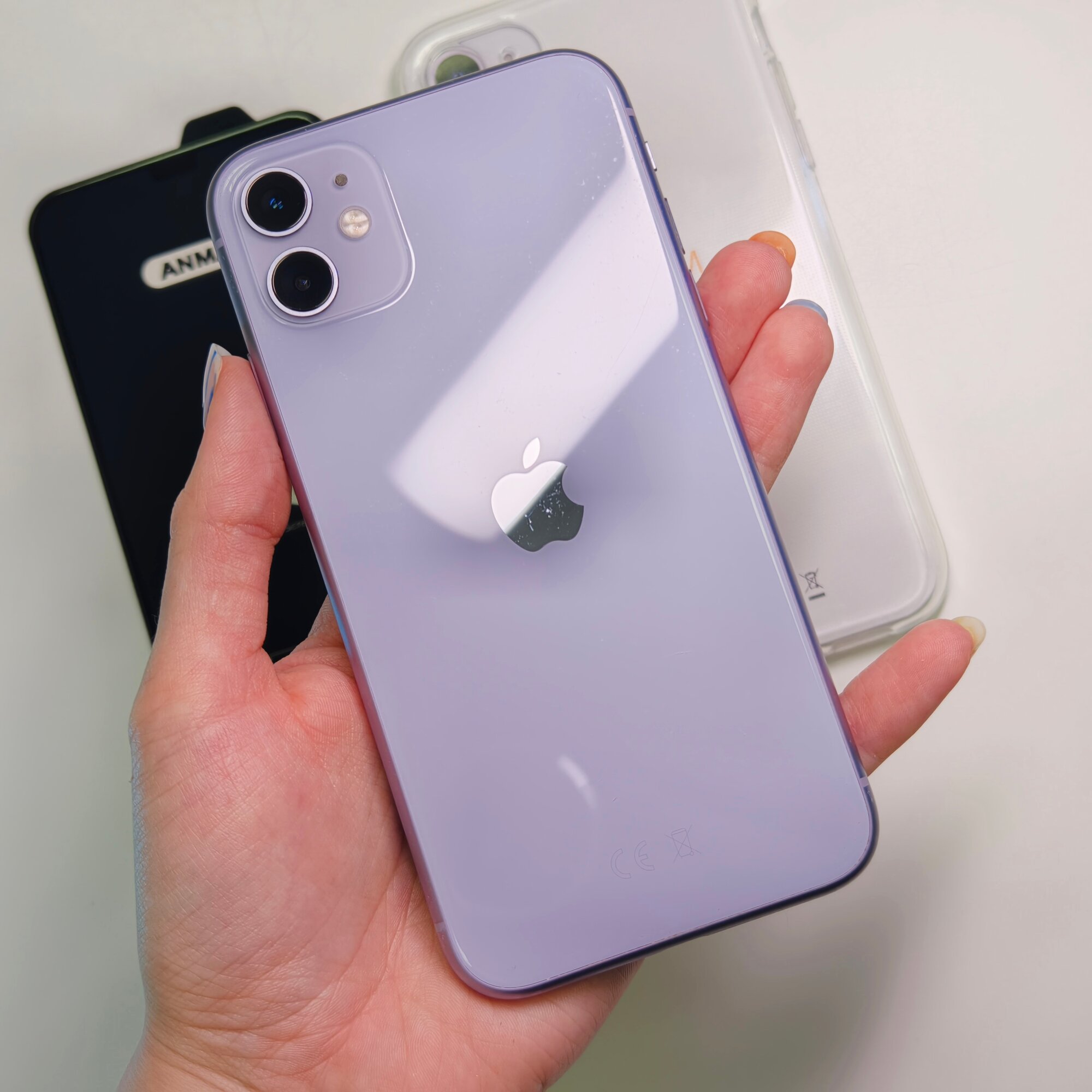 Смартфон Apple iPhone 11 128 ГБ, Dual: nano SIM + eSIM, фиолетовый, без RuStore