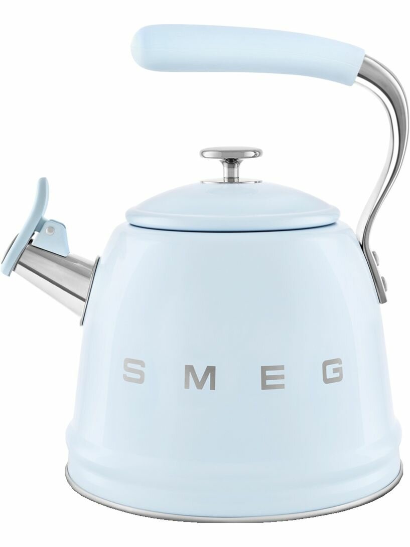 Чайник со свистком SMEG WKF01PB