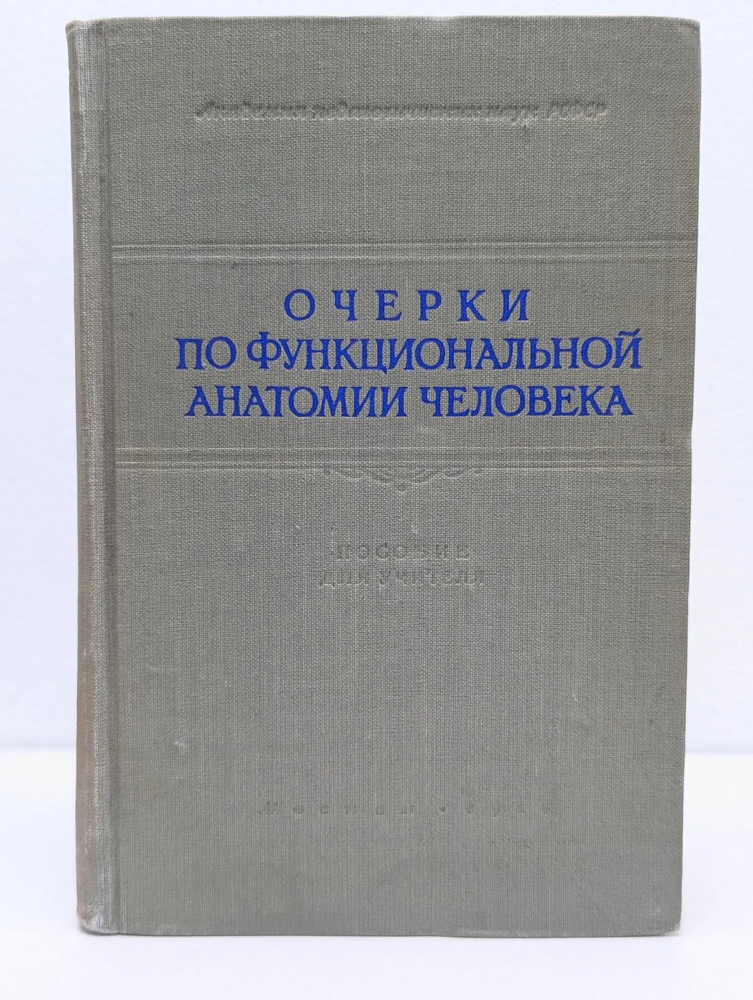 Очерки по функциональной анатомии человека Ковешникова А. К, Клебанова Е. А, Яковлева Е. С. 1954
