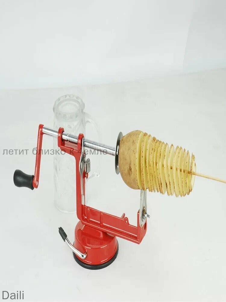Машинка для резки картофеля спиралью Spiral Potato Slicer