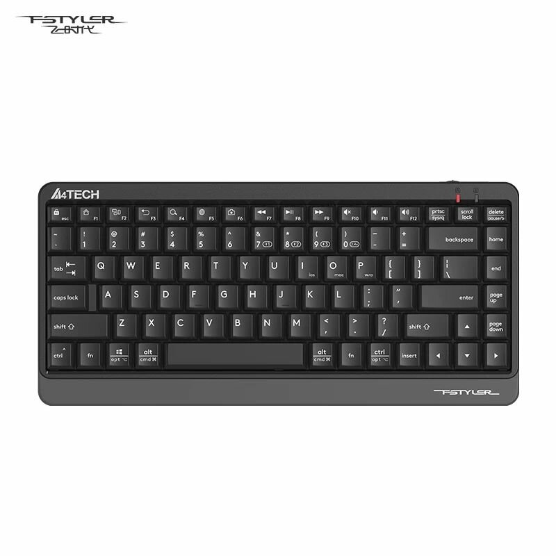 Беспроводная клавиатура A4Tech FBK11 ультратонкая 87 клавиш Bluetooth USB 24G для iPad компьютера планшета