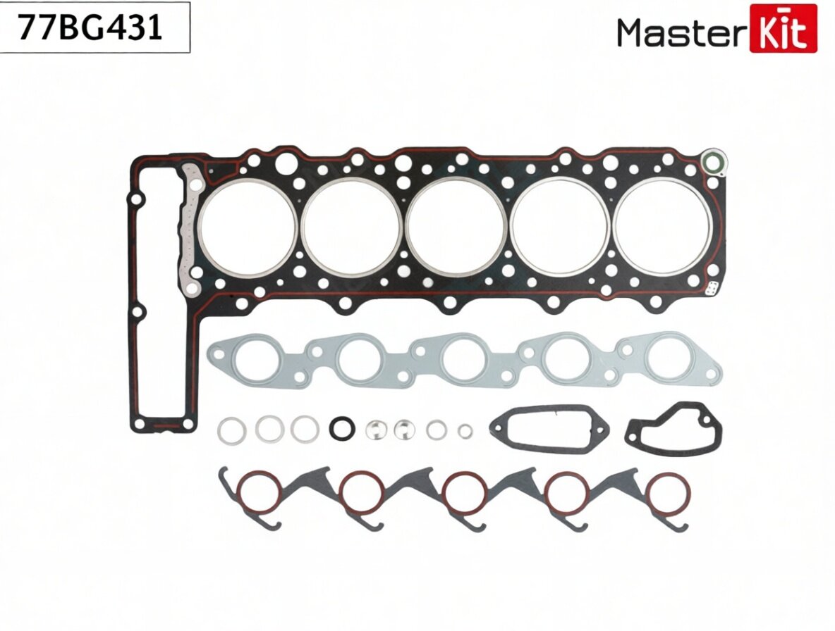 Комплект прокладок ГБЦ MB 190 (W201) OM 602.911 77BG431 MasterKit арт. 77BG431