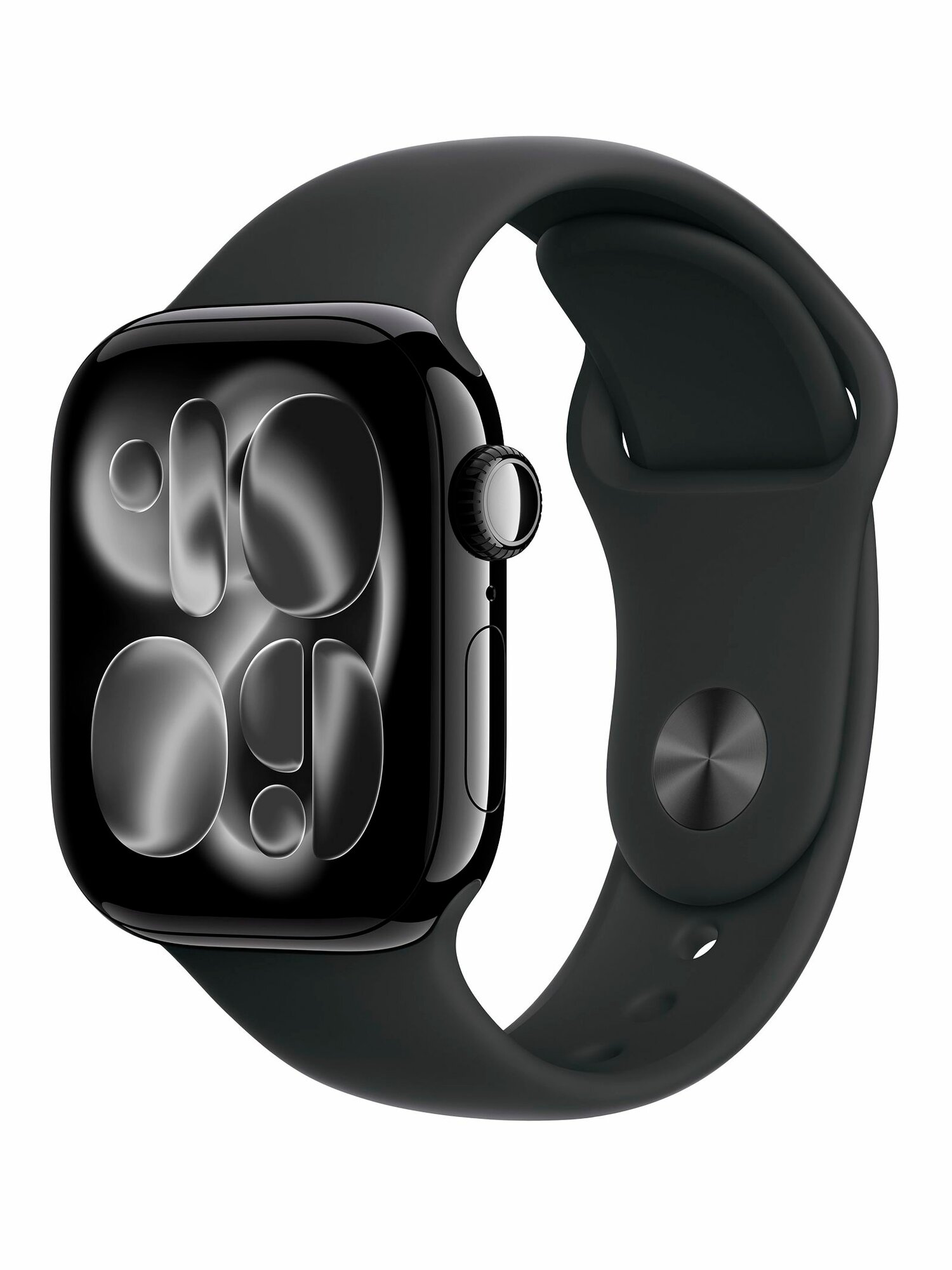 Часы Apple Watch Series 11 42mm Jet Black Aluminium Case With Black Sport Band S/M