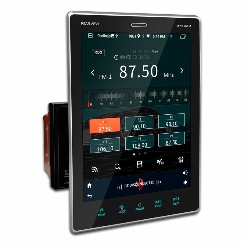 Автомагнитола магнитола 2 din 9.5" дюймов +Android ips-экран (bluetooth, HD, FM, USB, AUX, MP5) поддержка русского языка