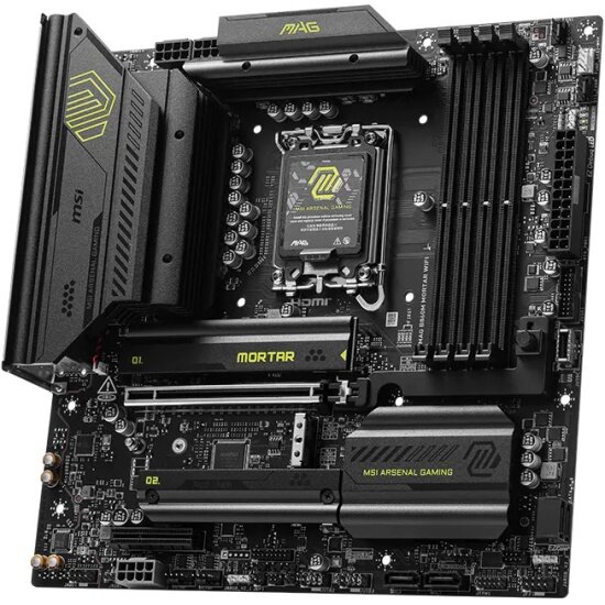 Материнская плата Msi Материнская плата MAG B860M MORTAR WIFI (LGA1851, mATX)