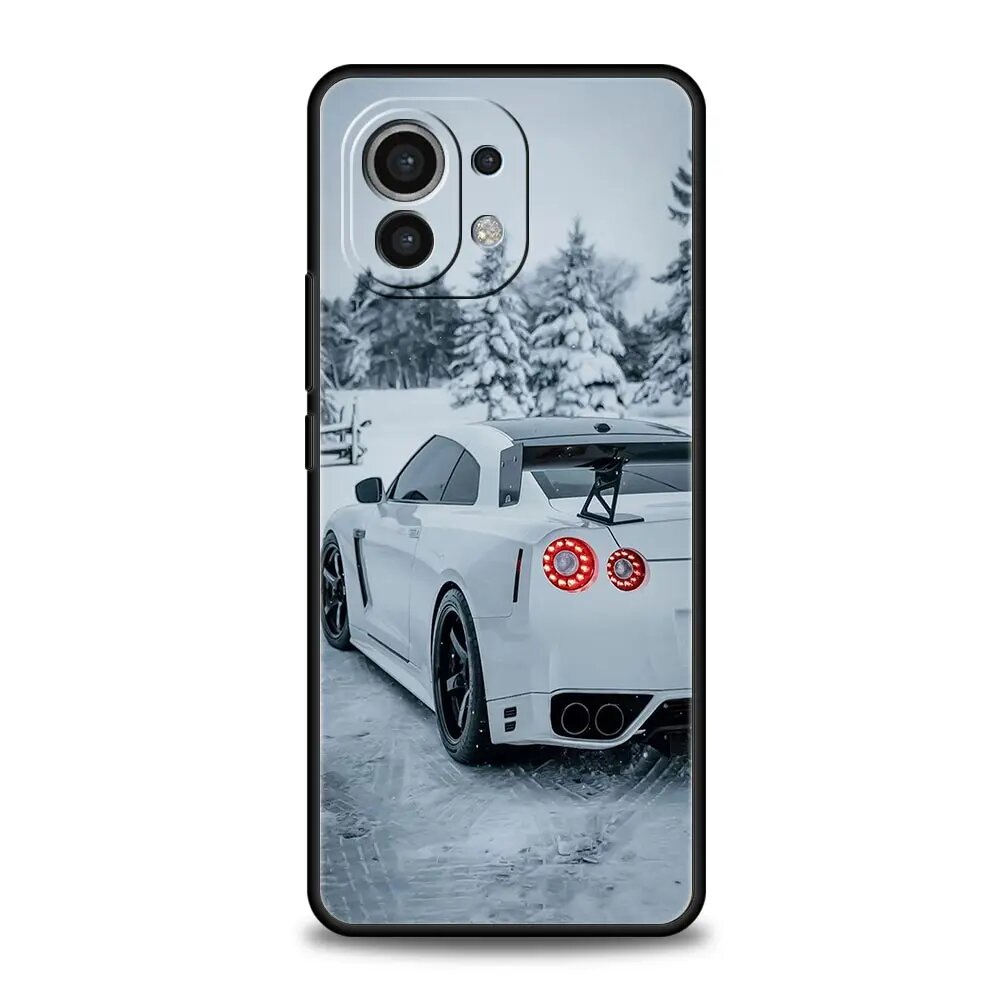 Чехол для Poco X4 Pro 5G, белый Nissan GTR, Цвет: A10