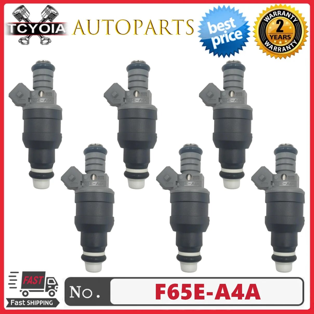 6 шт. топливные форсунки F65E-A4A для Ford Windstar 3.8L/F-150 E-150 E-250 4.2L 1995-1998 годов
