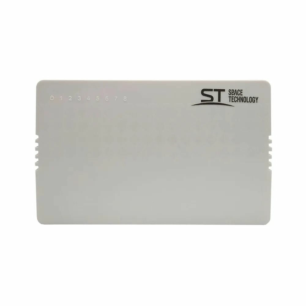 ST-ES81 Коммутатор 8 портов 10/100Мбит/с (Пластик) (без БП 12В-1А)