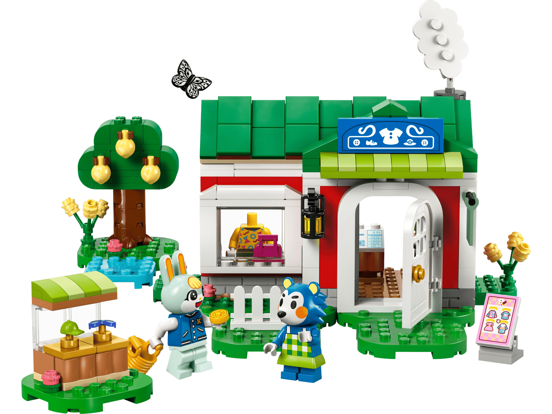 Конструктор LEGO Animal Crossing Магазин одежды сестёр Эйбл 77055, 322 дет. — фото 1