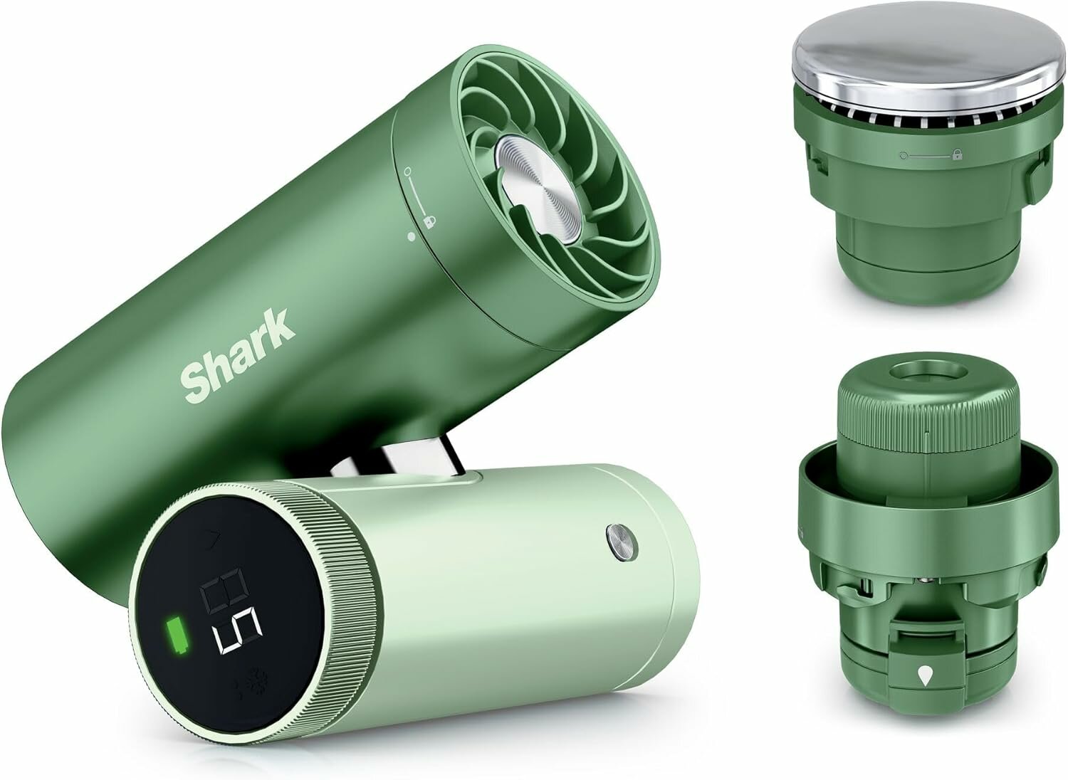 Shark Портативный вентилятор: охлаждение, распыление ChillPill 3-in-1- Matcha