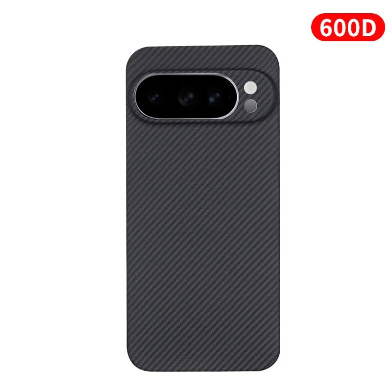 Магнитный чехол из углеродного волокна и арамида для Google Pixel Black Hole 600D, Pixel 10 Pro XL