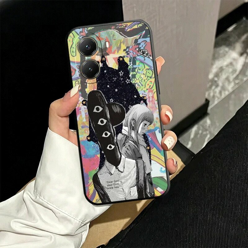 Мягкий чехол для телефона Oyasumi Punpun Anime для Xiaomi Poco Черный, KHTY00320A, Xiaomi Redmi 15C