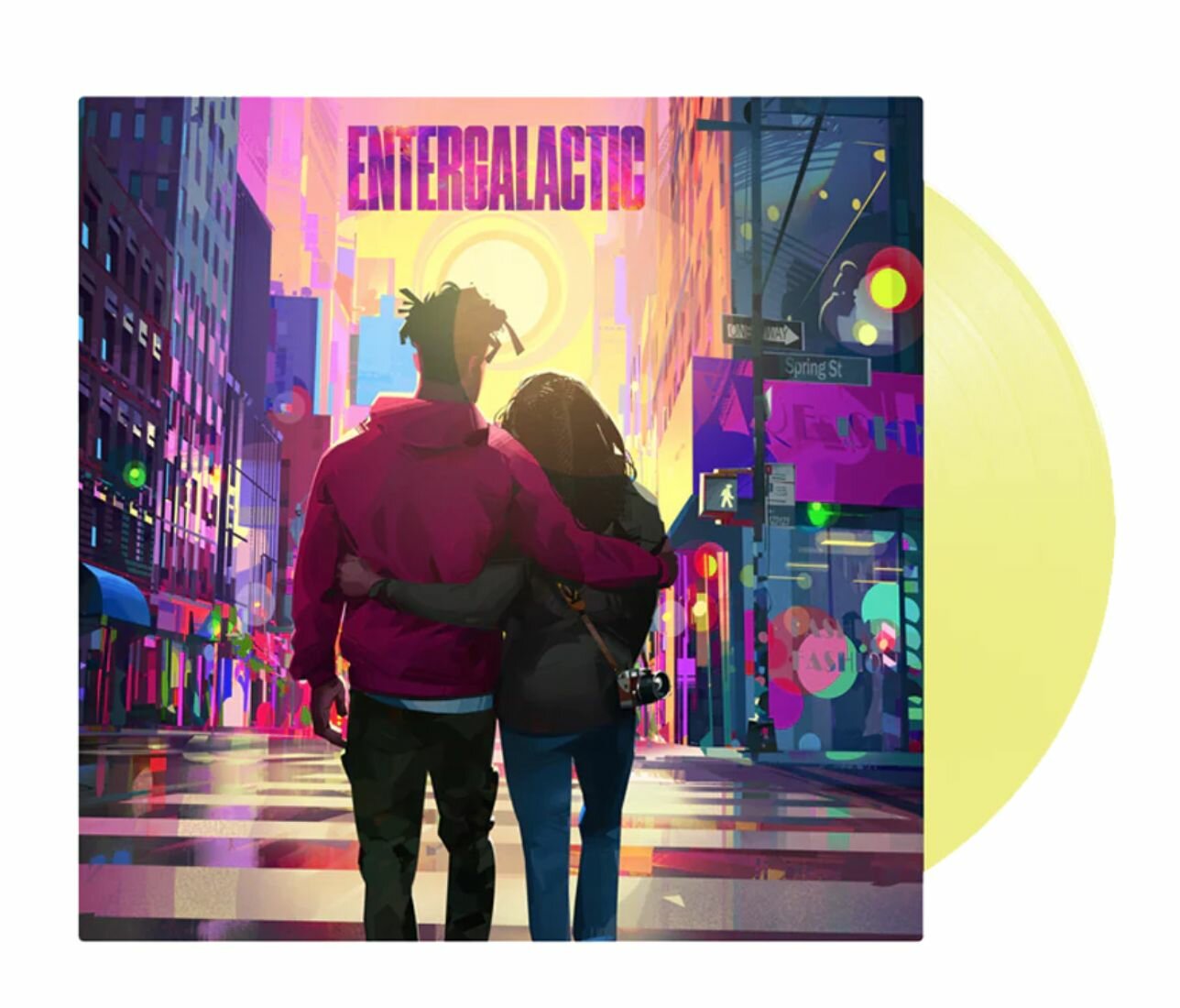 Kid Cudi - Entergalactic OST (Yellow USA Limited Soundtrack) Желтая Виниловая Пластинка, Саундтрек-Альбом к Netflix Энтергалактик
